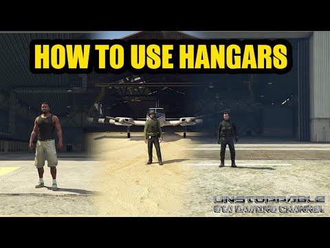 How To Select your Hangar Vehicles GTA 5 . (F) (M) (T)