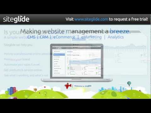 SiteGlide - CMS, CRM, eCommerce, eMarketing and Analytics made easy!