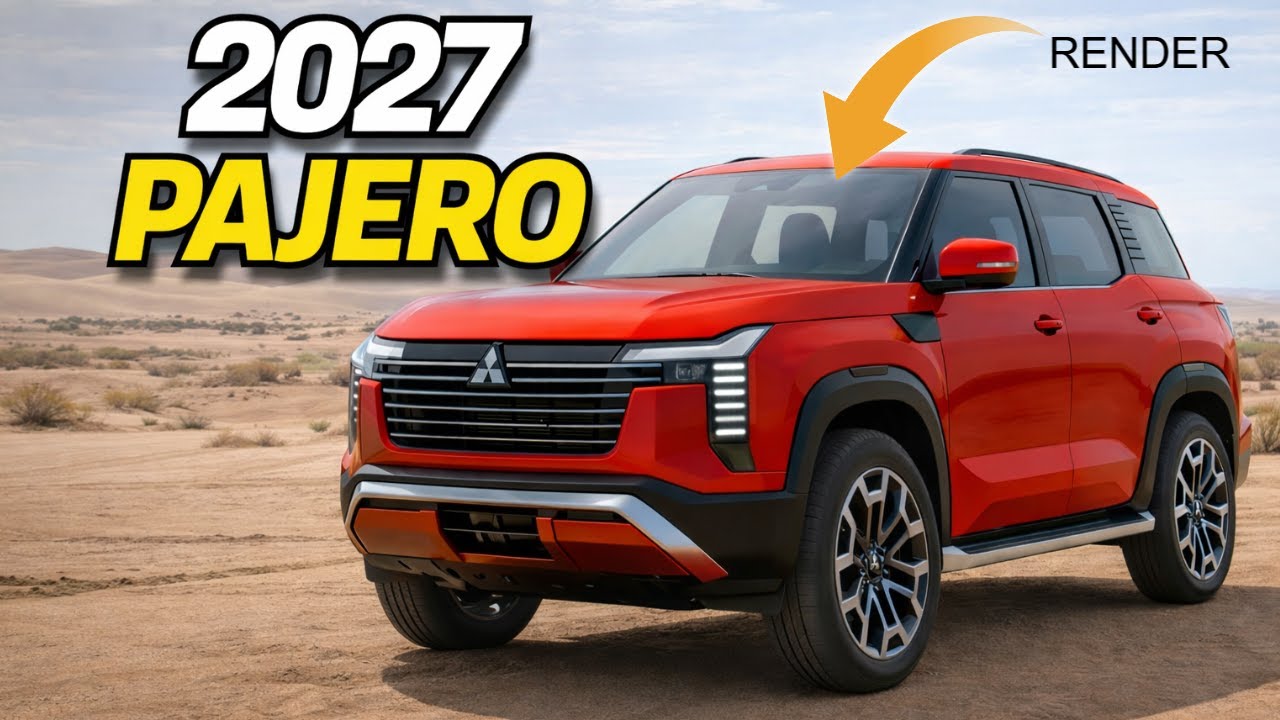 2027 Mitsubishi Pajero Rendered First Look at the New Flagship