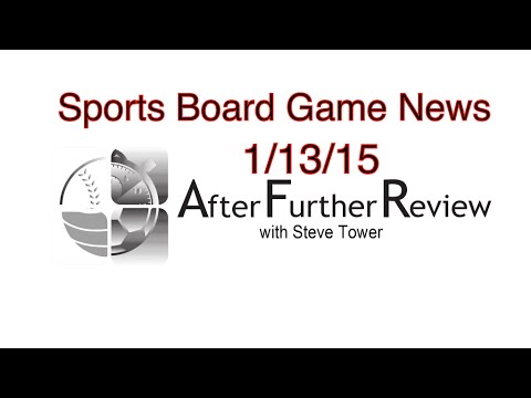 AFR Sports Board Game News for 1/13/15