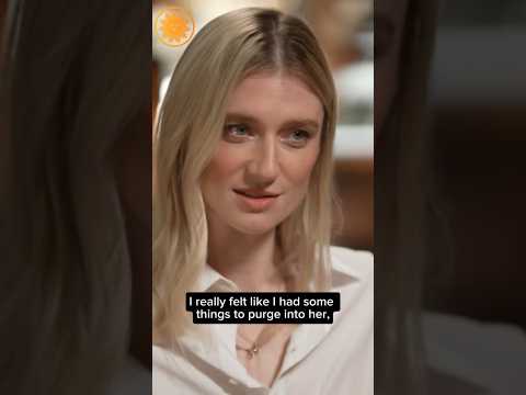 Elizabeth Debicki reveals what she loved yelling while playing a director in "MaXXXine" #shorts