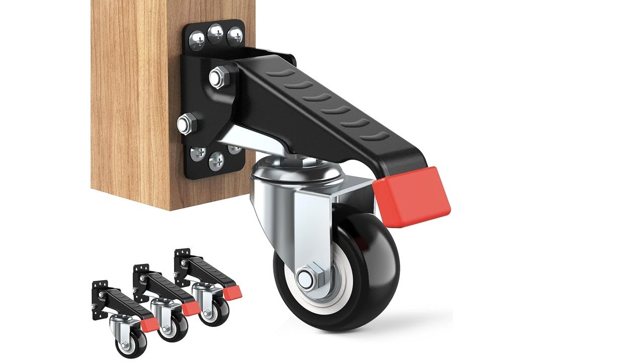 Retractable Workbench Caster Wheels Install & Demo
