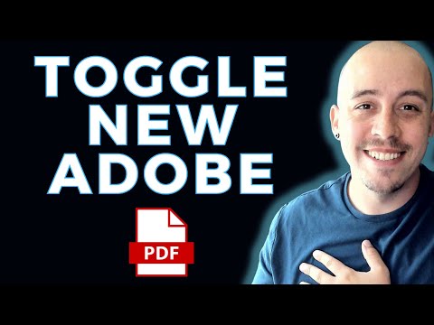 How to enable and disable the new version of Adobe Acrobat Pro DC