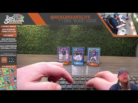 $5400 BOUNTY!! 2025 Bowman #195 JUMBO Half Case Pick Your Team (6/20/25)