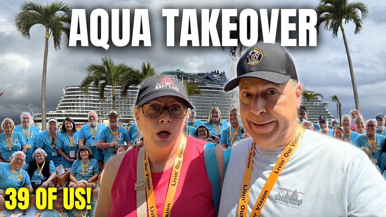 NCL Aqua: What a Group Takeover Is Actually Like! (MOST FUN EVER?)