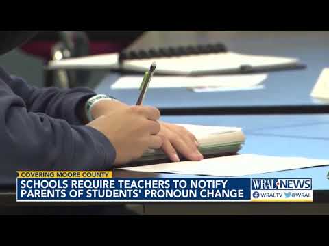 Moore County requiring teachers to notify parents if kids alter pronouns