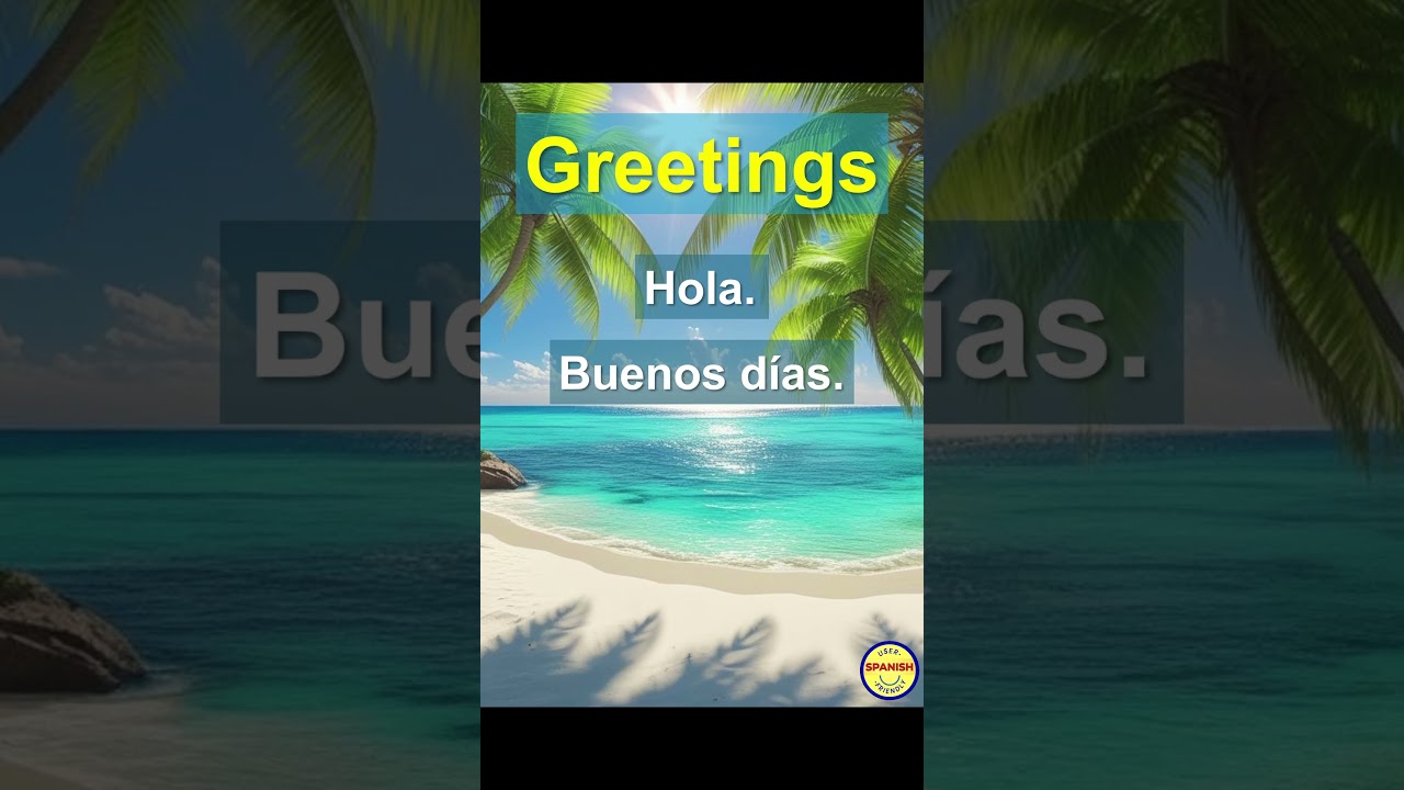 Learn Spanish Greetings (Spanish for Beginners) #SpanishForBeginners #LearnSpanish #EasySpanish