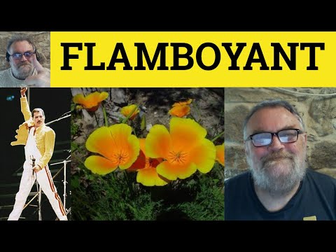 π΅ Flamboyant Meaning - Flamboyant Examples - Flamboyant in a Sentence - Flamboyant Definition