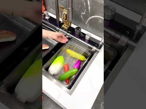 Never Struggle Again! Ultimate Smart Kitchen Sink Pull-Down Spray & Nano Armor! ✨#StainlessSteelSink