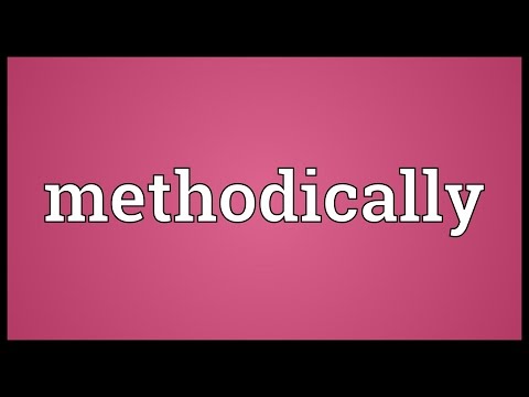 Methodically Meaning