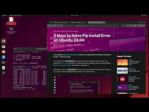 Ubuntu 23.04 and Debian python pip install doesnt work use pipx instead