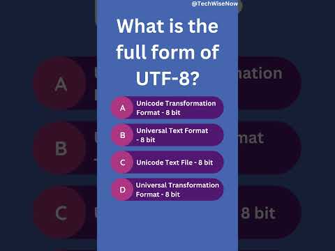 🔤 UTF-8 || #shorts #knowledge #learning #knowledge