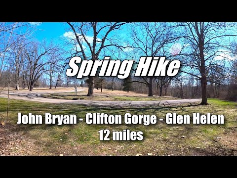 Spring Hike through John Bryan - Clifton Gorge - Yellow Springs 2024