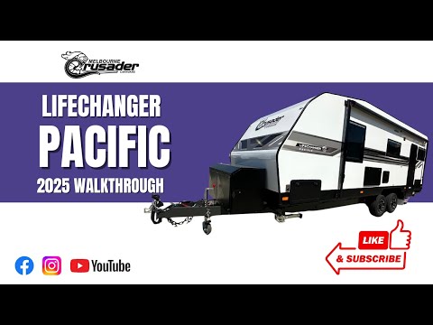 Crusader Caravans Lifechanger Pacific | Rear Club Lounge | 22' Caravan XPS Fibreglass Composite