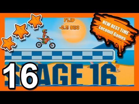Best time - Level 16 - (26"87) - Moto X3M Pool Party - Y8.com