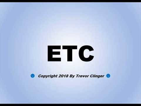 What Does The Cryptocurrency ETC Stand For?