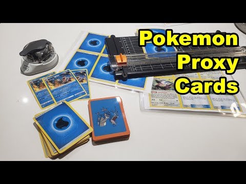 Make your own Pokemon Proxy Cards