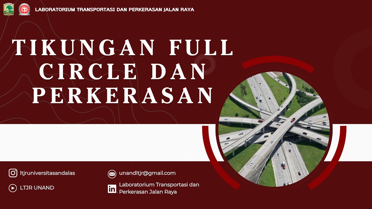 Tikungan Full Circle dan Perkerasan