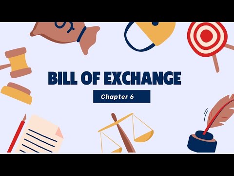 Bill of Exchange (CA Foundation Notes) Chapter 6