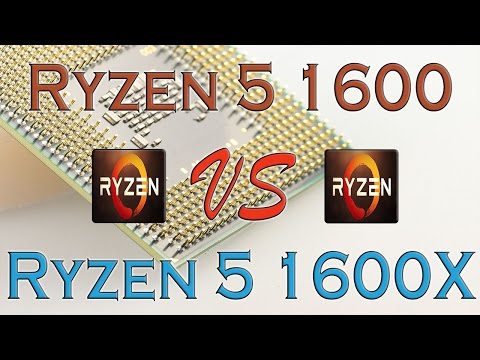 RYZEN 5 1600 vs Ryzen 5 1600X - BENCHMARKS / GAMING TESTS REVIEW AND COMPARISON / Ryzen vs Ryzen