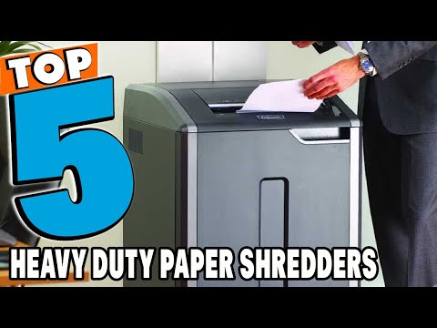 Best Heavy Duty Paper Shredders Reviews 2024 | Best Budget Heavy Duty Paper Shredder (Buying Guide)
