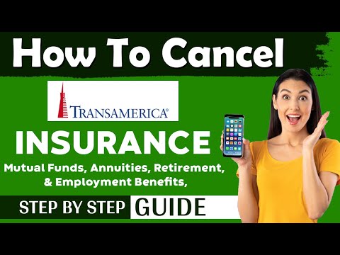 How To Cancel TransAmerica Life Insurance