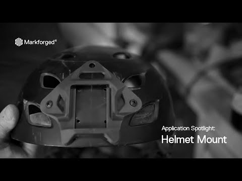 3D Printing a Helmet Mount for Night Vision Goggles | Application Spotlight
