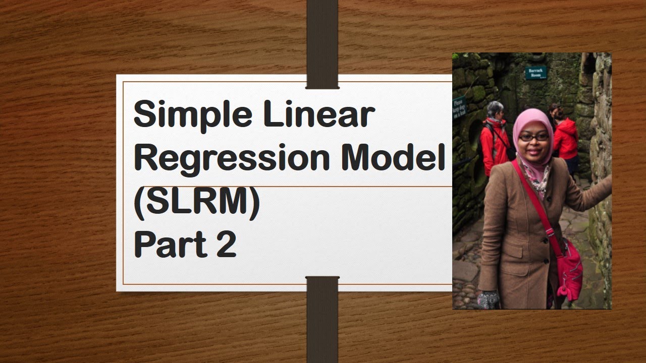 Simple Linear Regression Model Part 2: Standard Error Manual Calculation