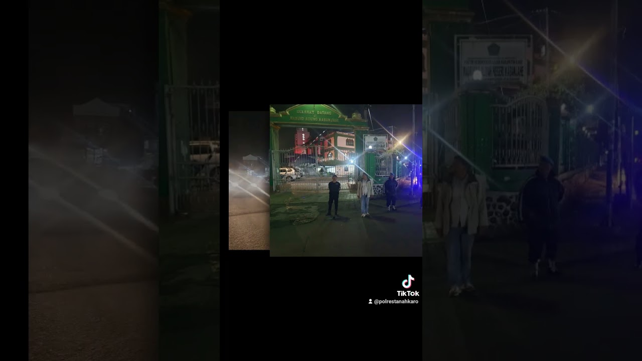 Polres Tanah Karo Melalui Bluelight Patrol, Mengantisipasi Gangguan Kamtibmas Malam Hari.