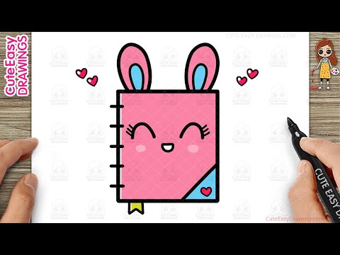 How to Draw a Cute Book Simple & Easy for Kids