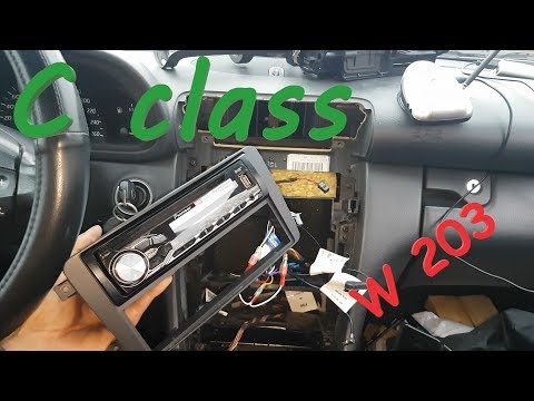 Radio Removal & Replacement - Mercedes C200 w203