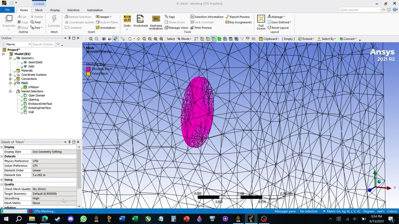 Transient Propeller Simulation Ansys CFX