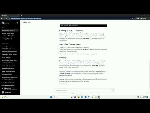 pip cannot uninstall distutils installed project