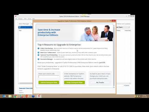 TaxAct Professional | Setting Up Your Software