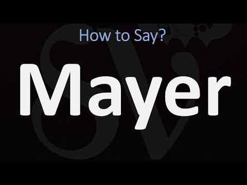 How to Pronounce Mayer? (CORRECTLY)