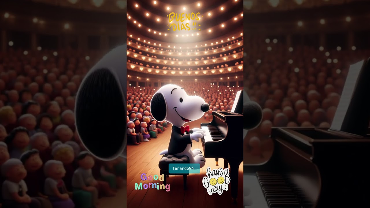 FELIZ SÁBADO,  QUE TENGAS UN EXCELENTE DÍA!! #buenosdias #goodmorning #ferai #snoopy #children #cire