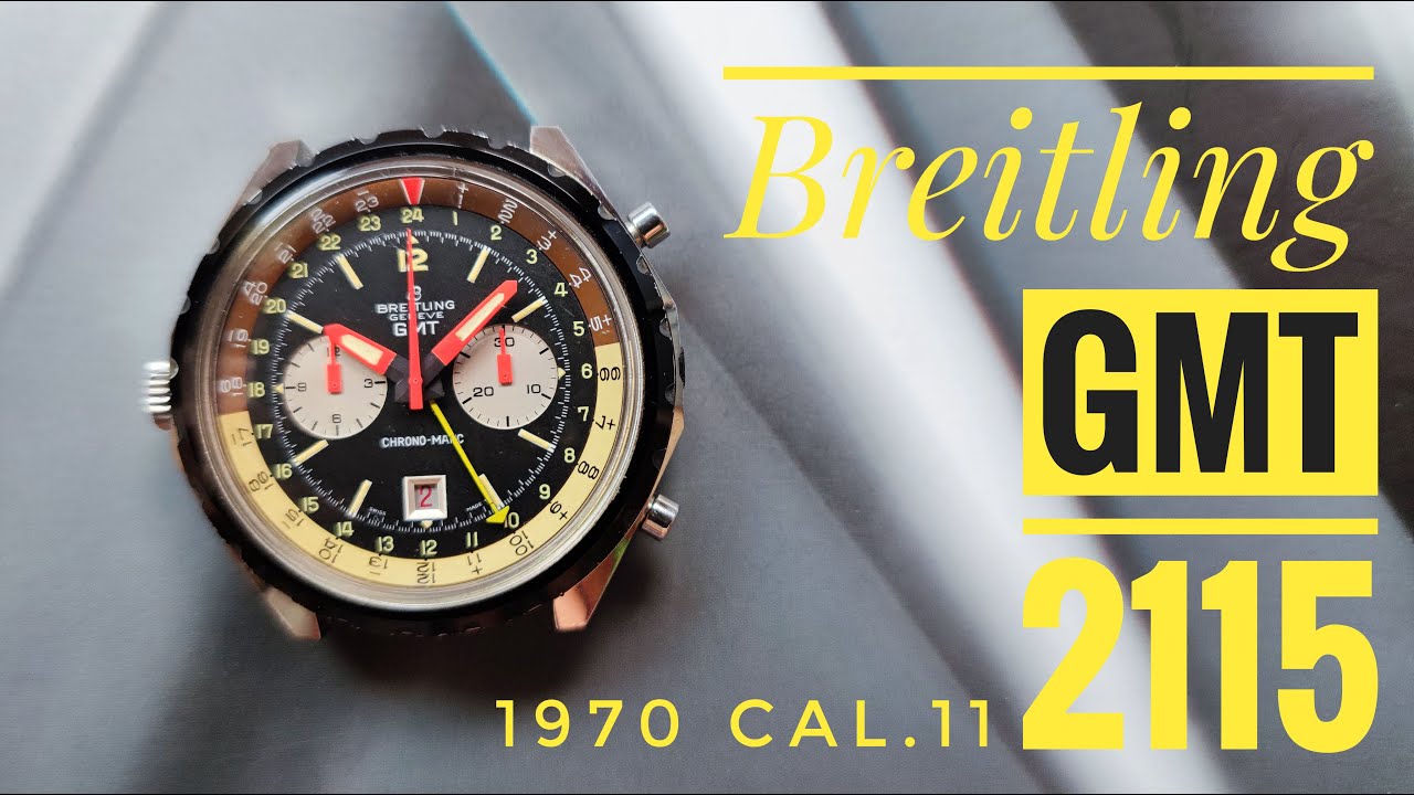 Vintage Breitling Chrono-matic GMT ref 2115 c1970