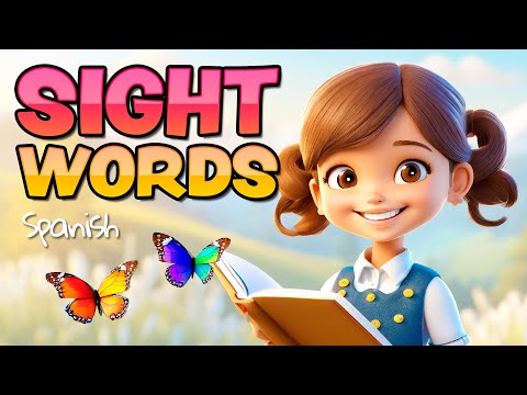 SPANISH Sight Words for Kindergarten | Spanish for kids