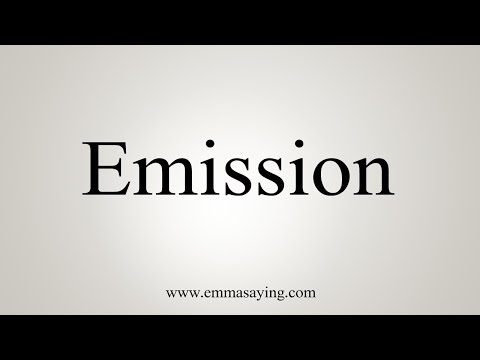 How To Say Emission