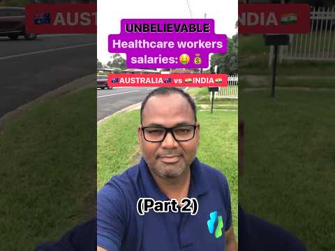 Shocking 😳 Healthcare worker Salaries: Australia vs India #Shorts #Salary #Trending #Academically