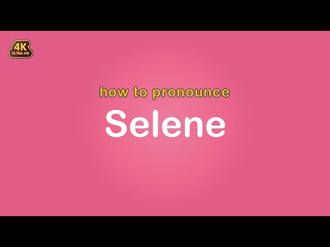 how to pronounce Selene 【Name】
