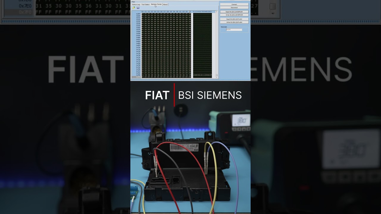 Read PIN CODE BSI FIAT PANDA II