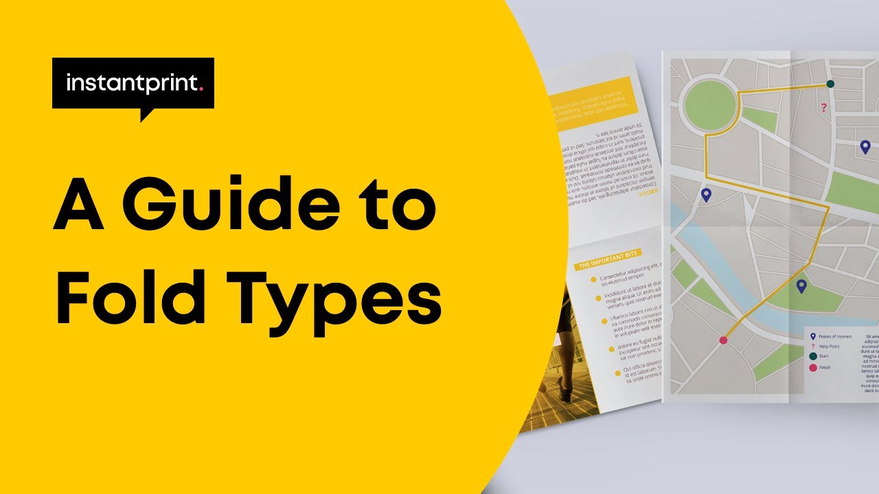 Folded Leaflet Guide, Folded Flyer Fold Types Explained | instantprint