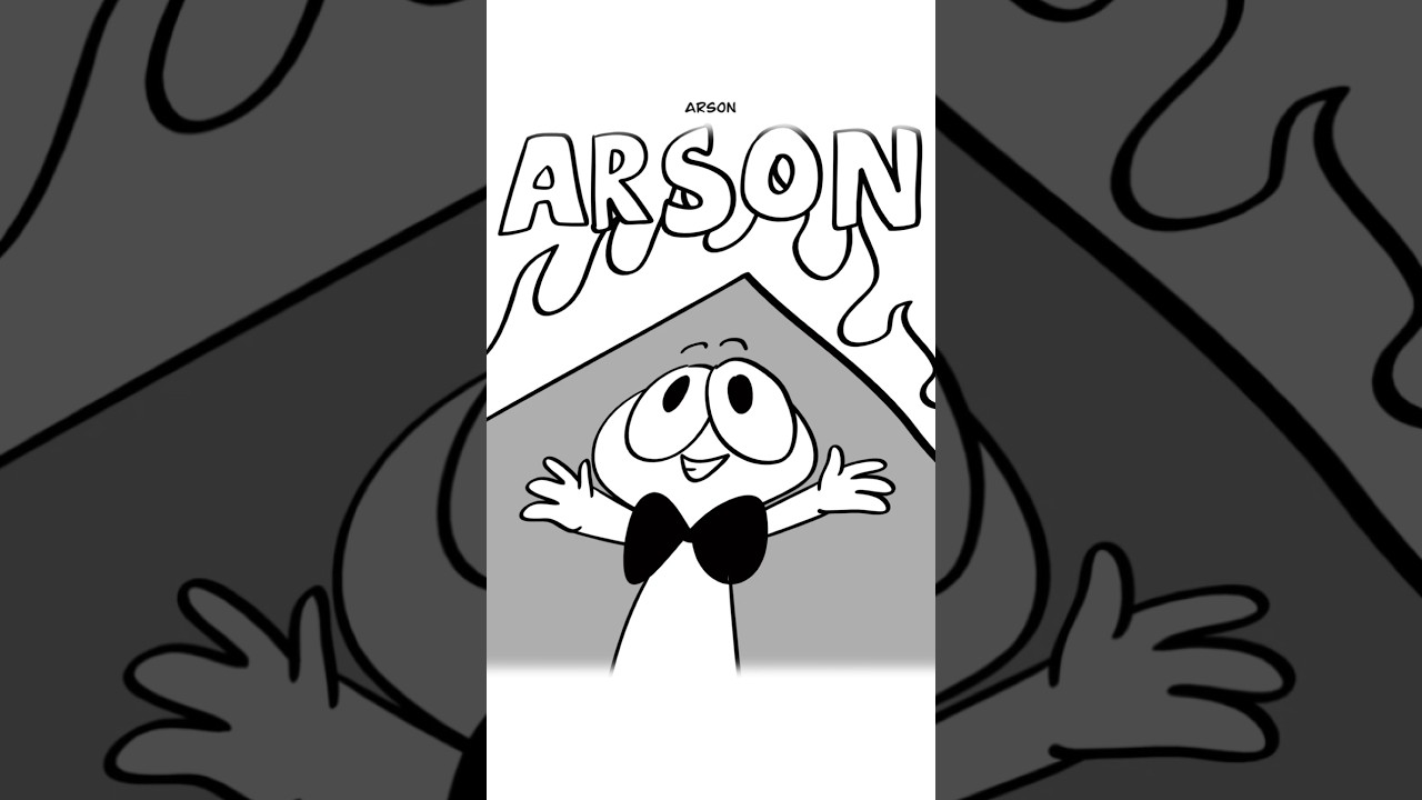 A Stands For Arson 😳 (Animation Meme) #shorts