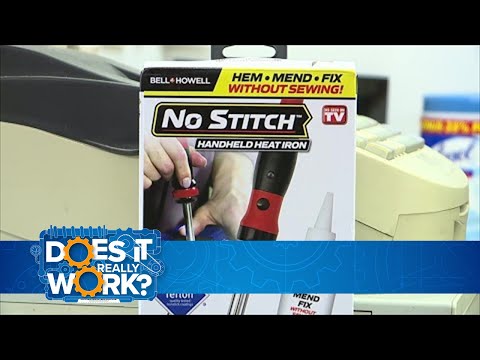 Does It Really Work: No Stitch handheld heat iron