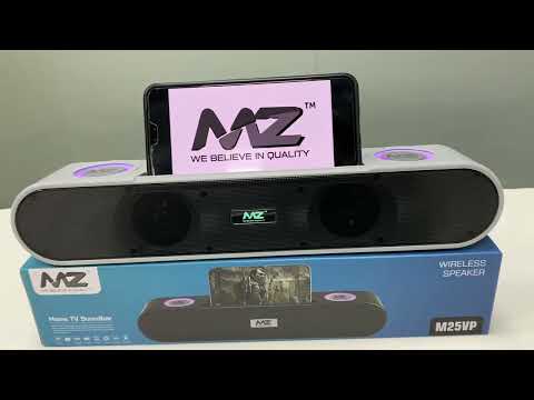 MZ M25VP (PORTABLE HOME TV SOUNDBAR) Dynamic Thunder Sound 2400mAh Battery 10 W Bluetooth Soundbar