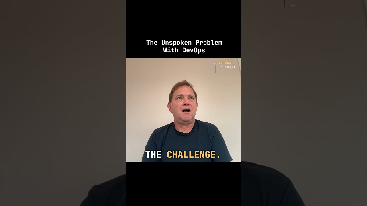 The Unspoken Problem With DevOps 🤫