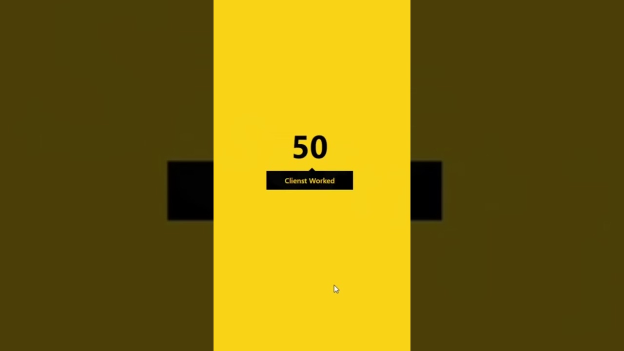 Animated Counter With JavaScript HTML CSS