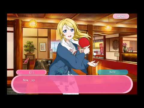 #480 Ayase Eli [No Holding Back!] card side story - Love Live SIF