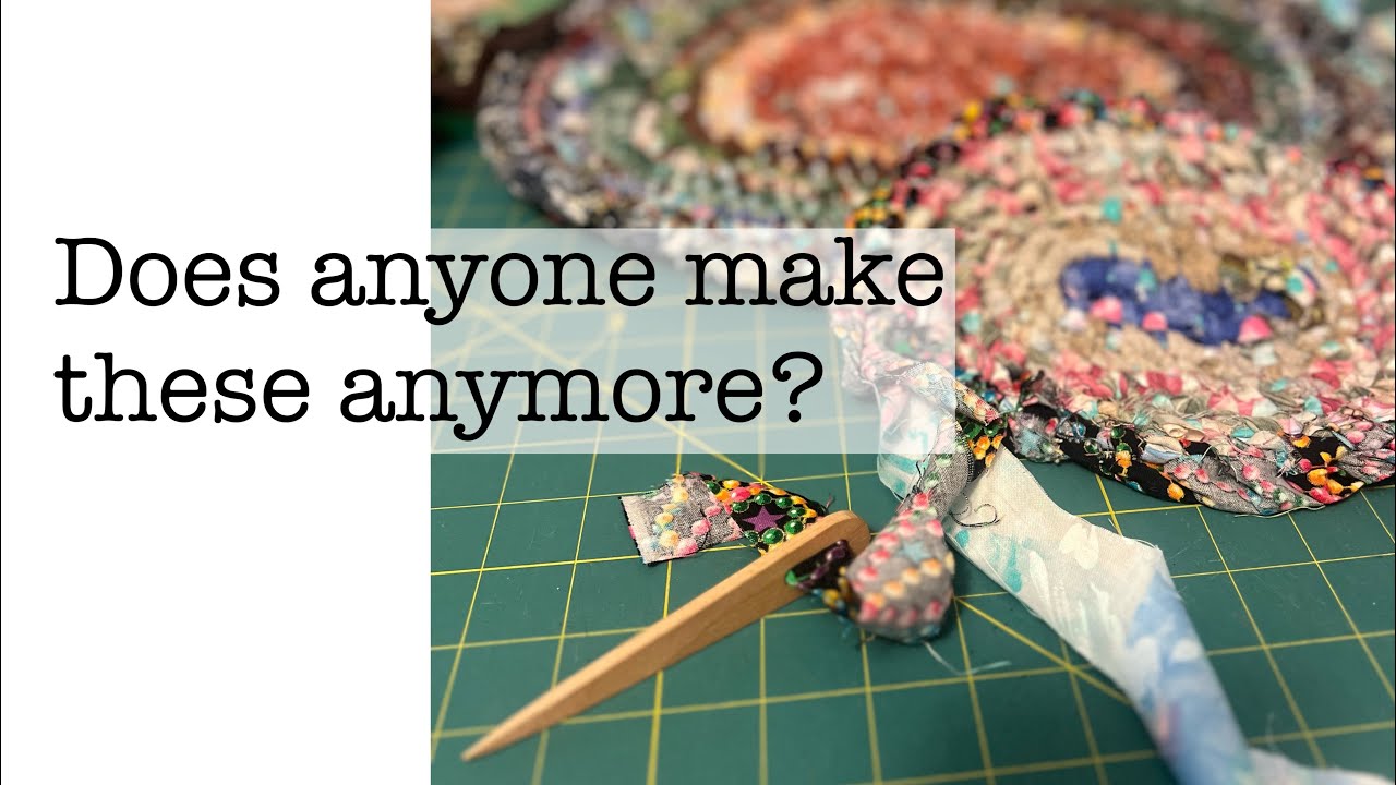 Toothbrush rug - Use your scraps!